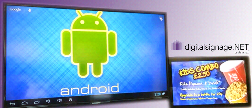 Android digital signage bundle from Dynamax Technologies Android digital signage bundle from Dynamax Technologies